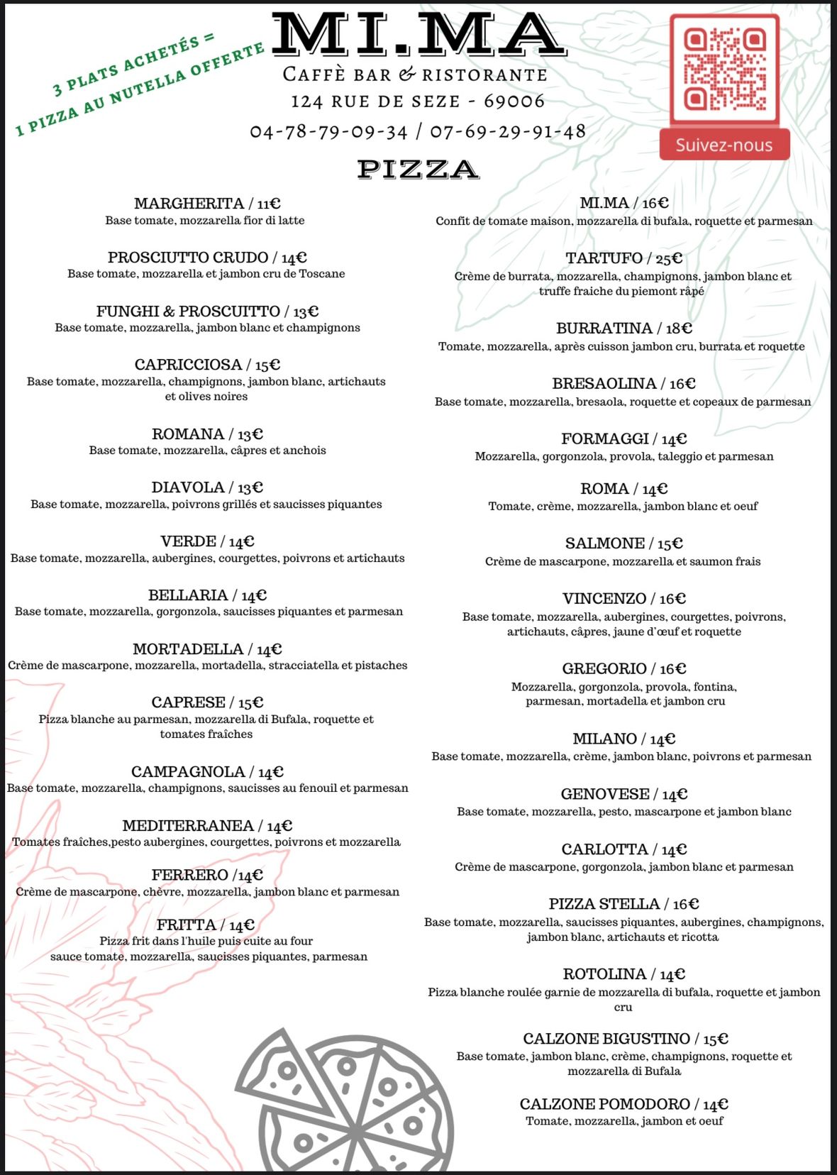 Accueil Restaurant Cuisine Italienne | Lyon | MI.MA